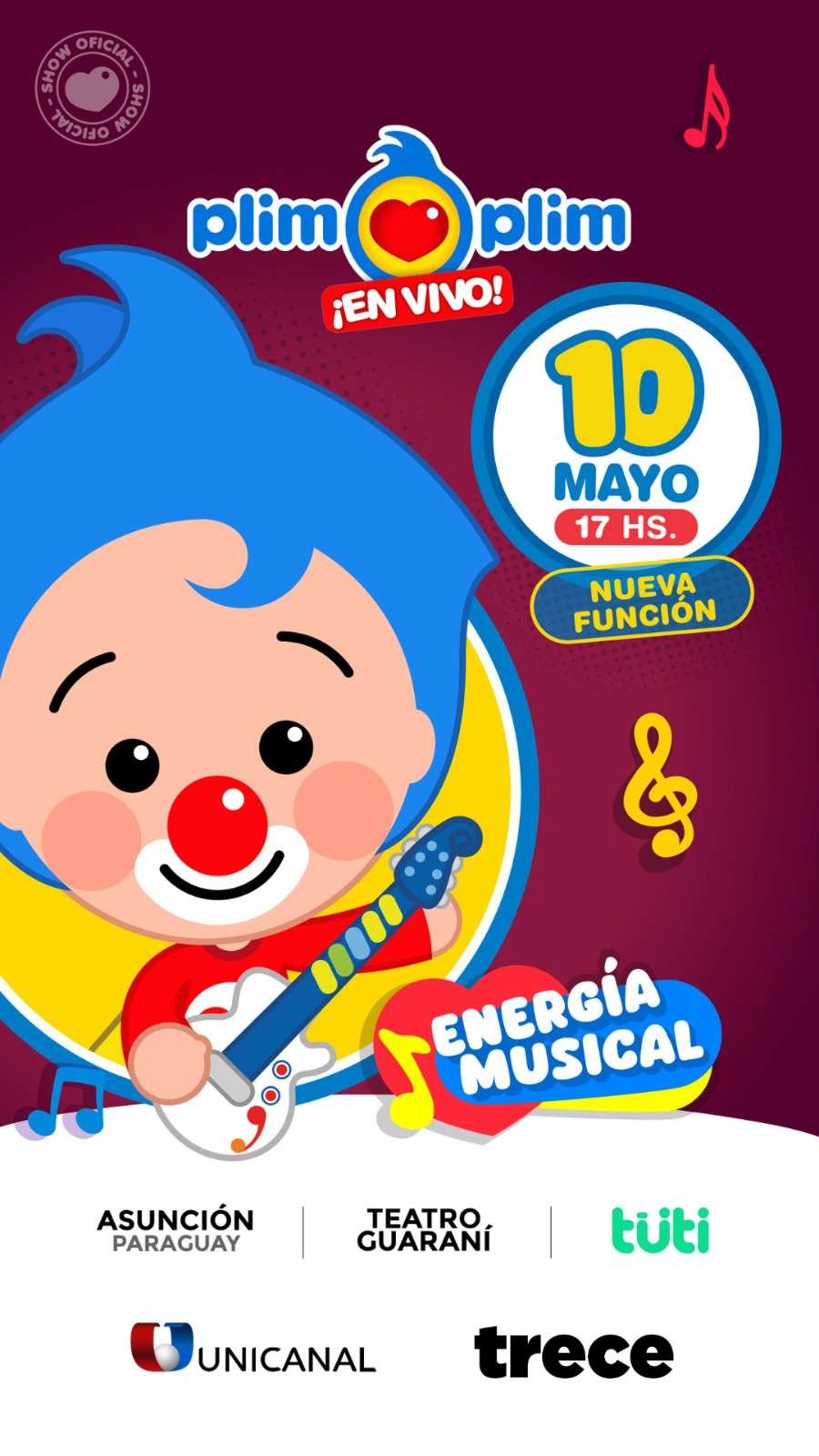 ¡Plim Plim regresa a Asunción con un show lleno de energía y diversión ...
